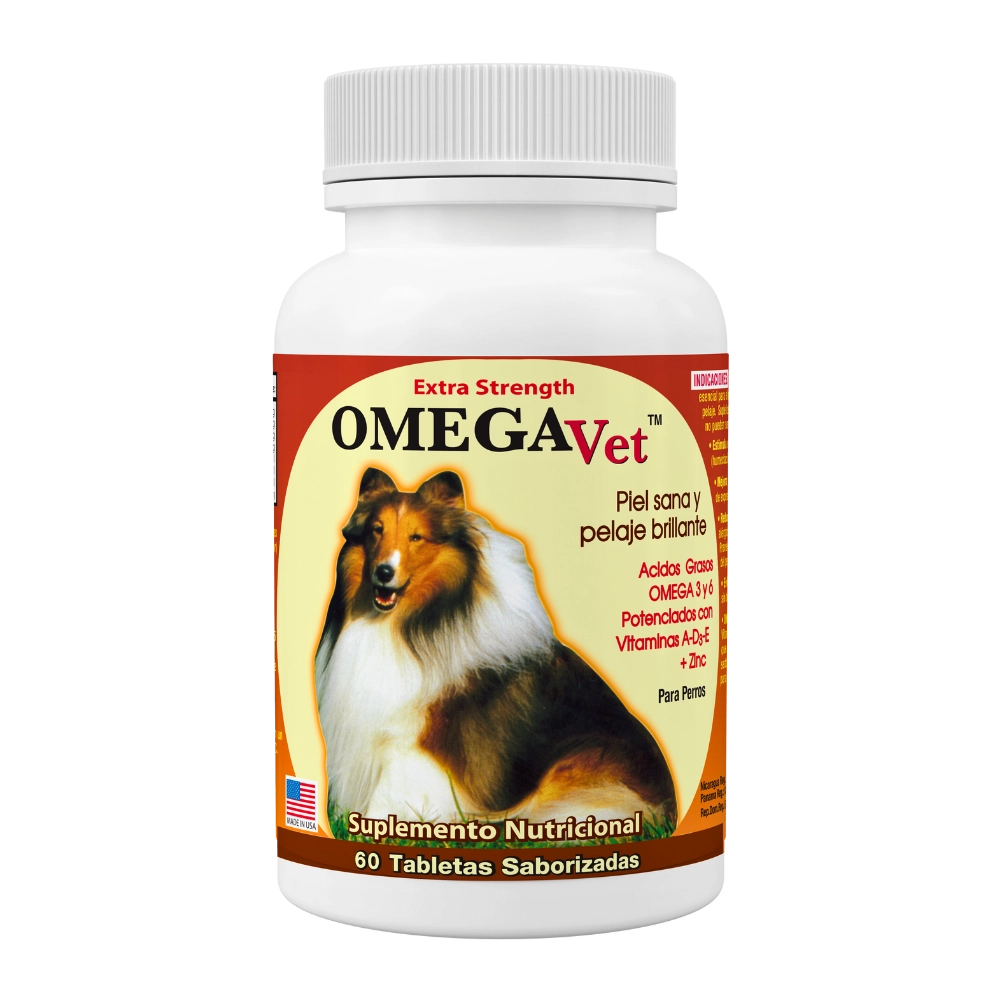 Omega Vet 60 Tab – Veterinaria Interpharma Perú
